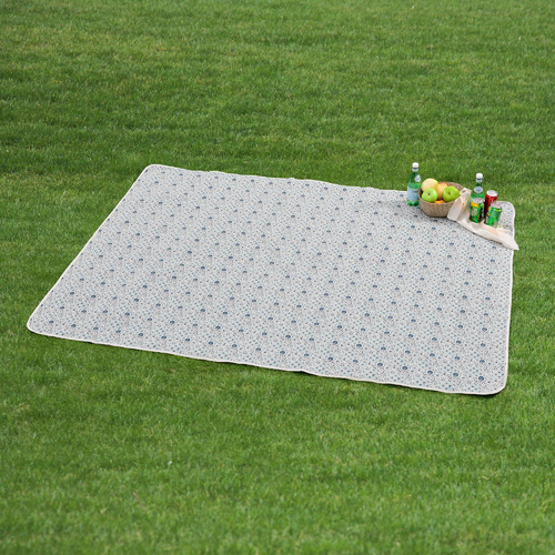 Sherwood Housewares Blue Mosaic Picnic Rug Temple Webster